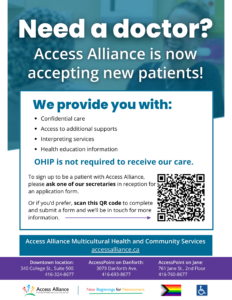 Primary Health Care Services – Access Alliance